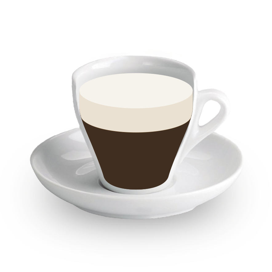 Tallat35 ml de cafè amb poca llet (15 ml) - Gremi del Cafè, torradors ...